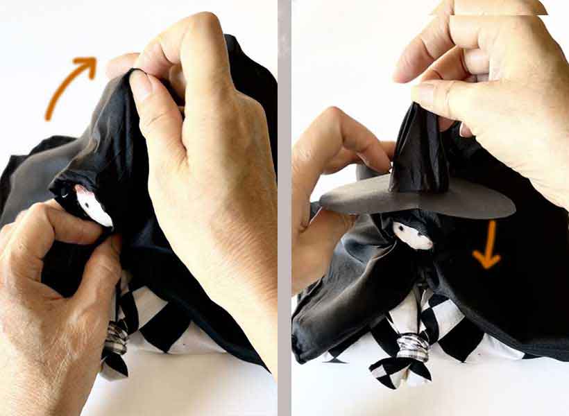 How To Make Halloween Witch With Fabric Easy Crafts 2024
